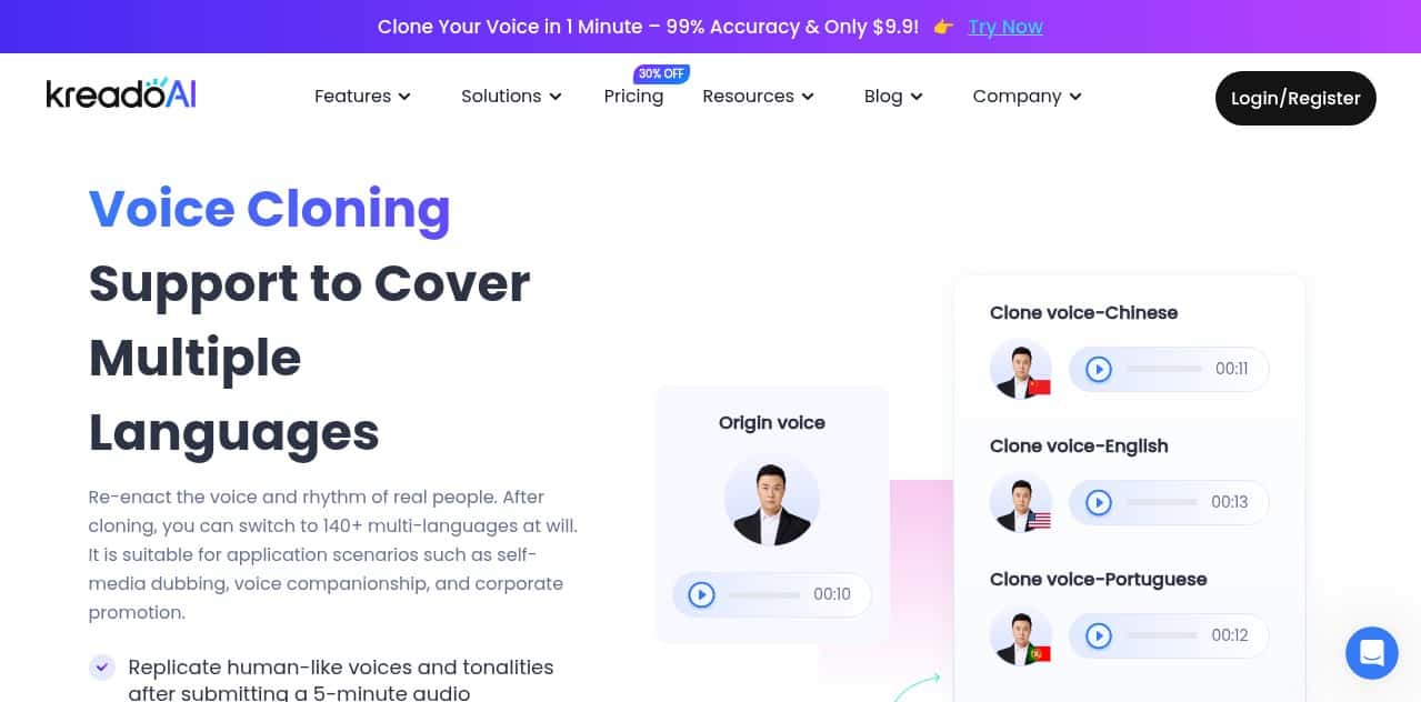 KreadoAI | Voice Cloning & AI Video Magic | Futureen