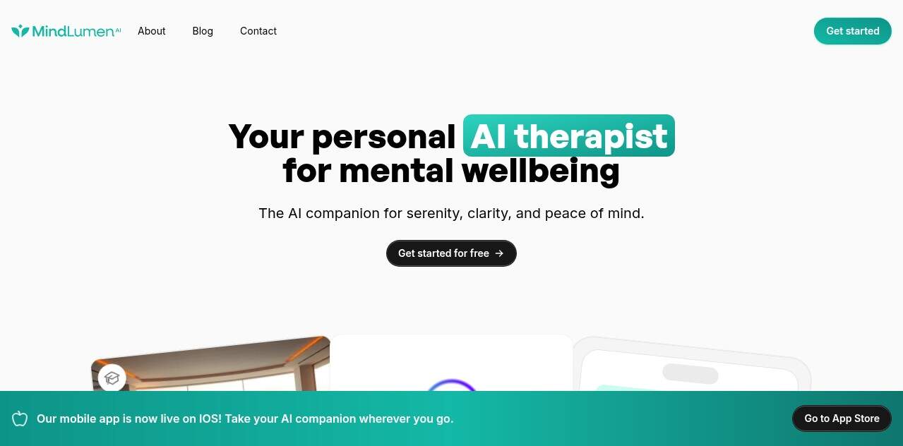MindLumen | Mental Health Support with AI | Futureen
