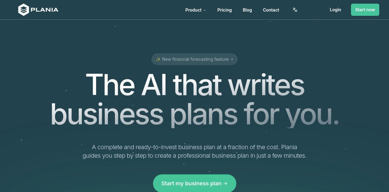 Plania | Smart Business Plan Tool for Startups | Futureen