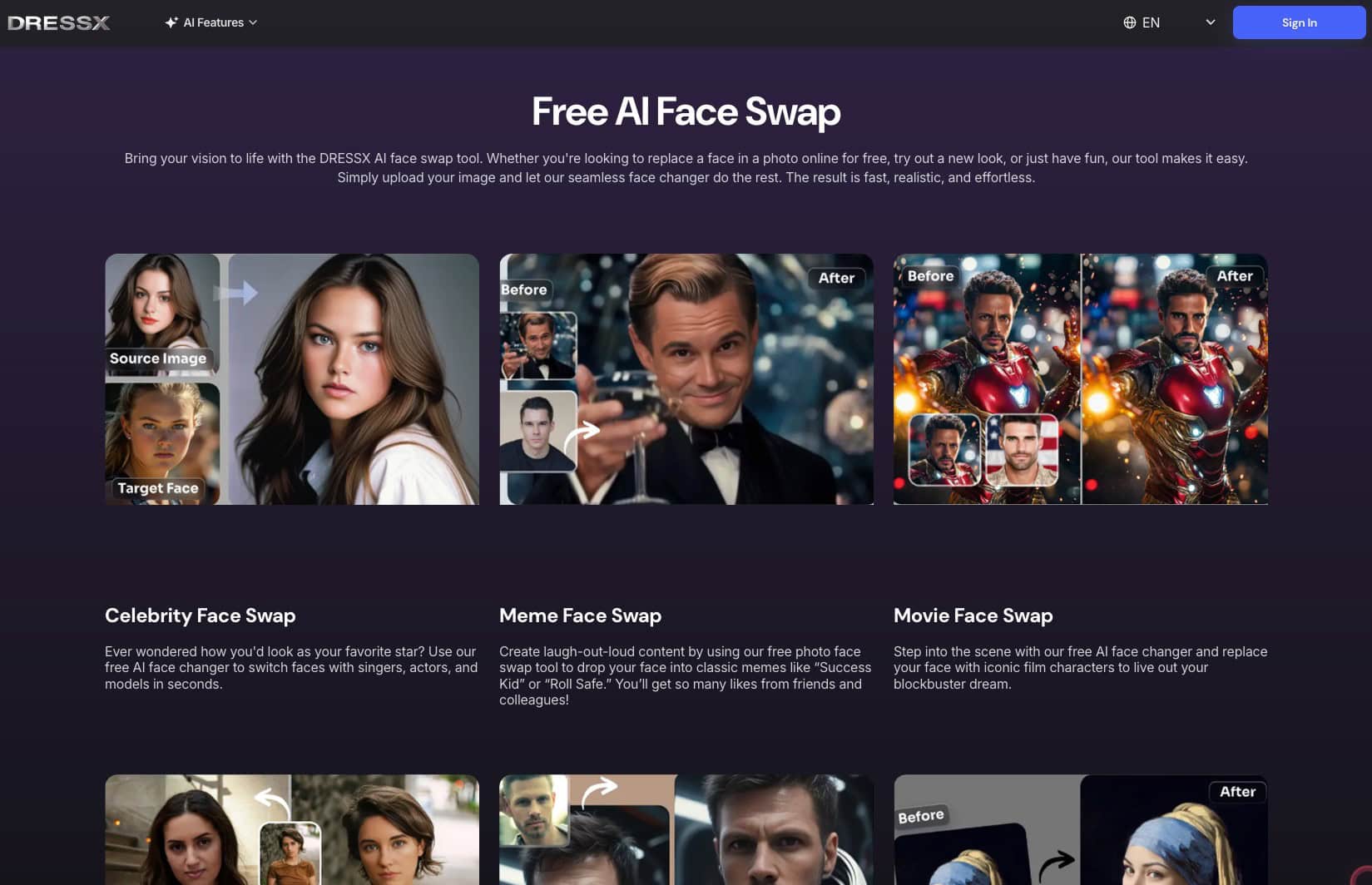 AI Face Swap | Swap Faces with Celebrities & Art | Futureen