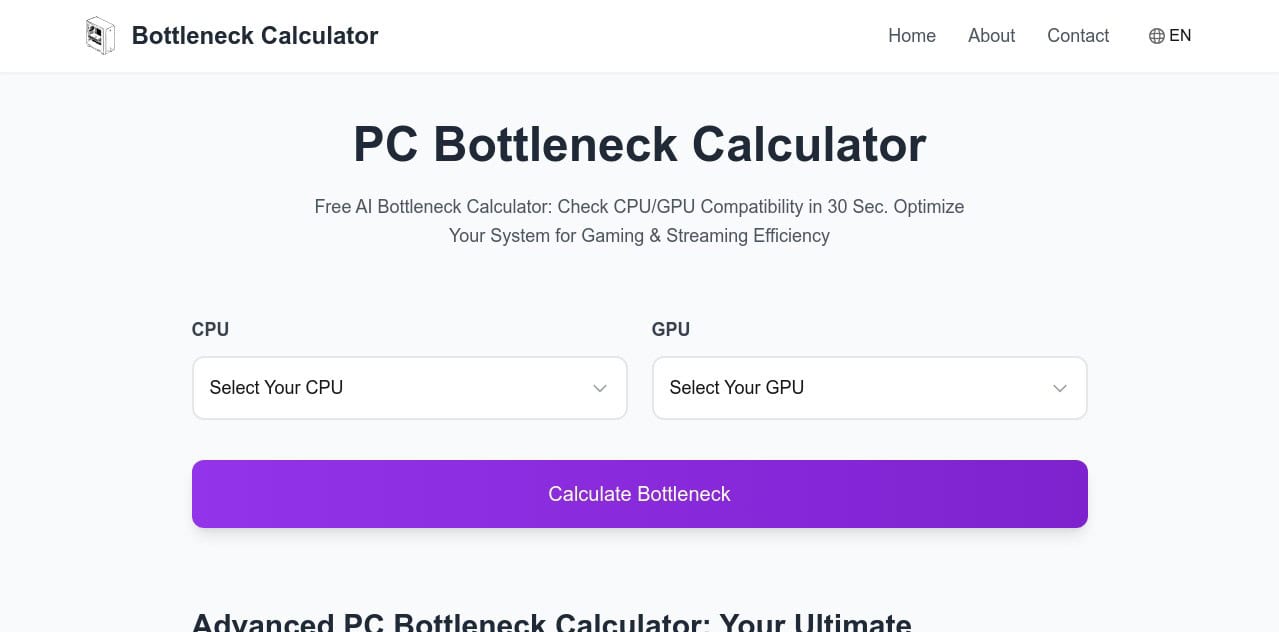 Bottleneck Calculator | Boost PC Performance with AI | Futureen
