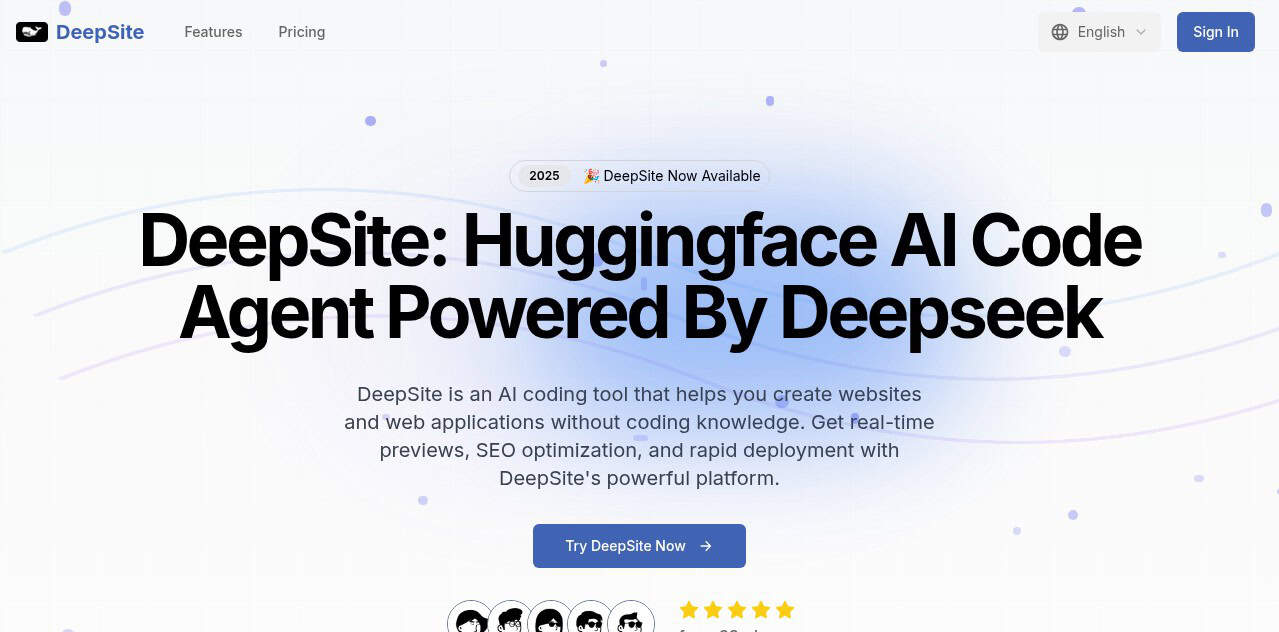 Deepsite | AI Website Generator | Futureen