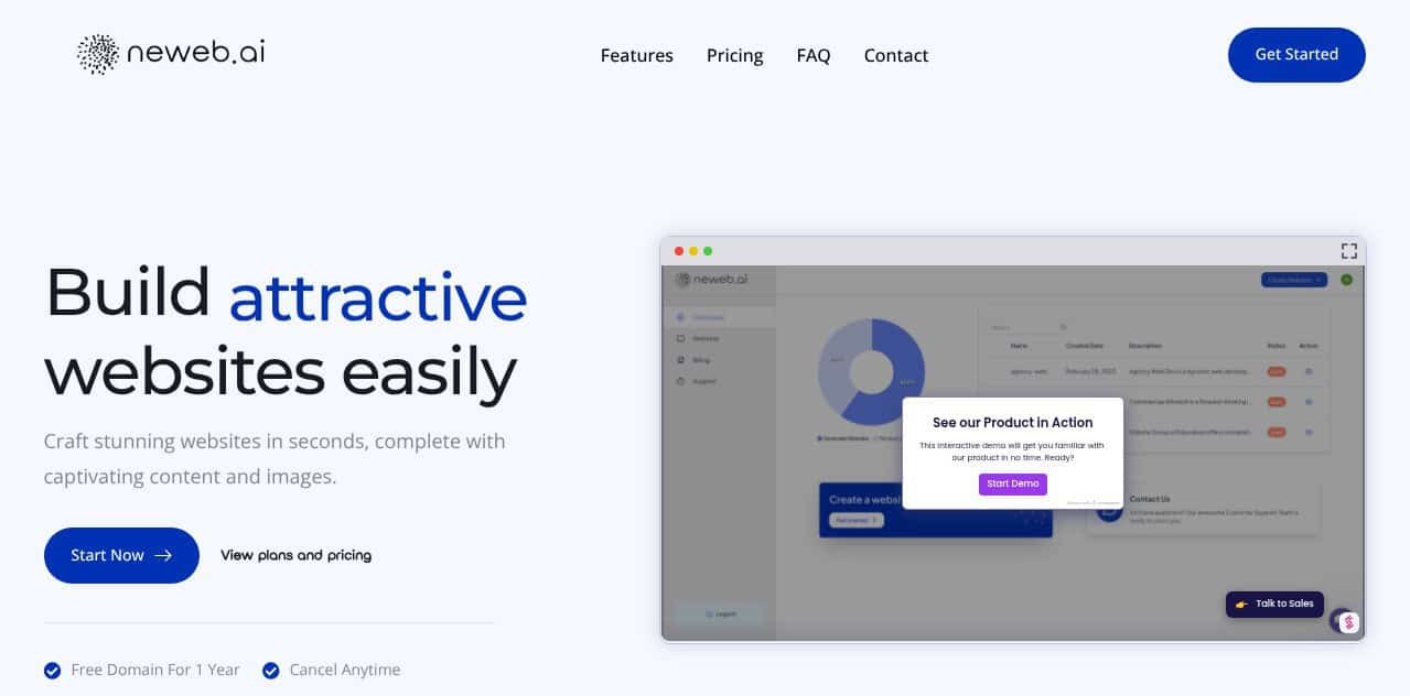 Neweb.AI | Build Websites with AI | Futureen
