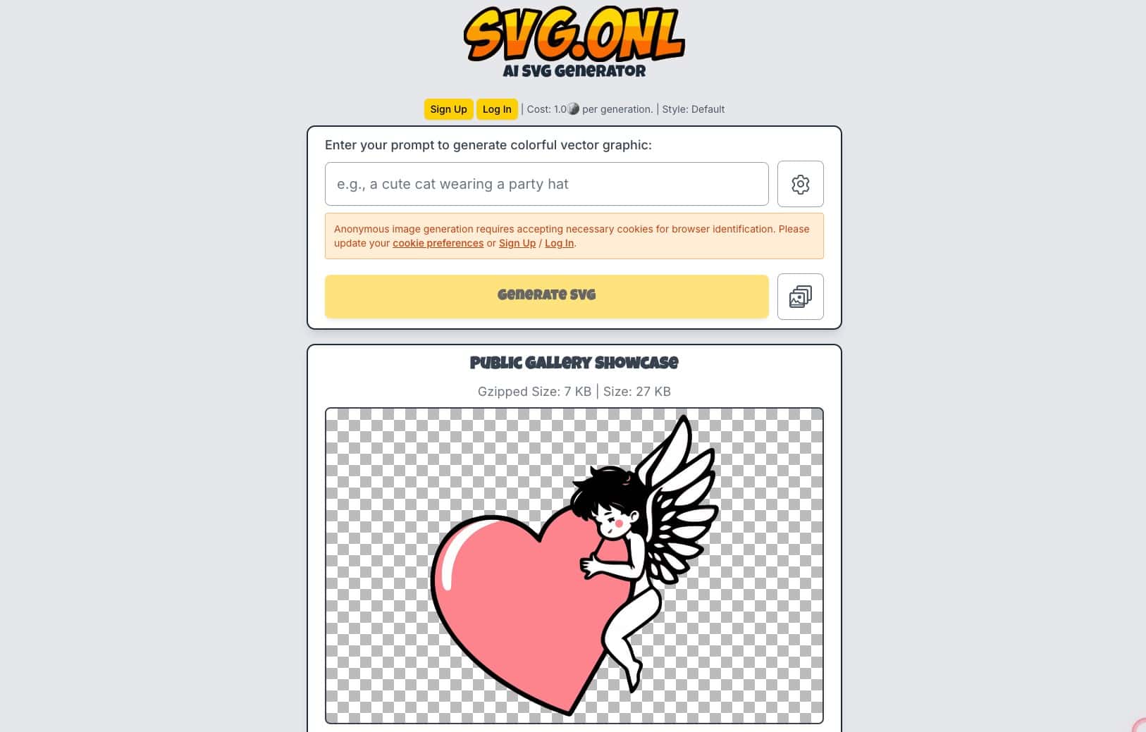 SVG.ONL | AI-Powered SVG Generator | Futureen